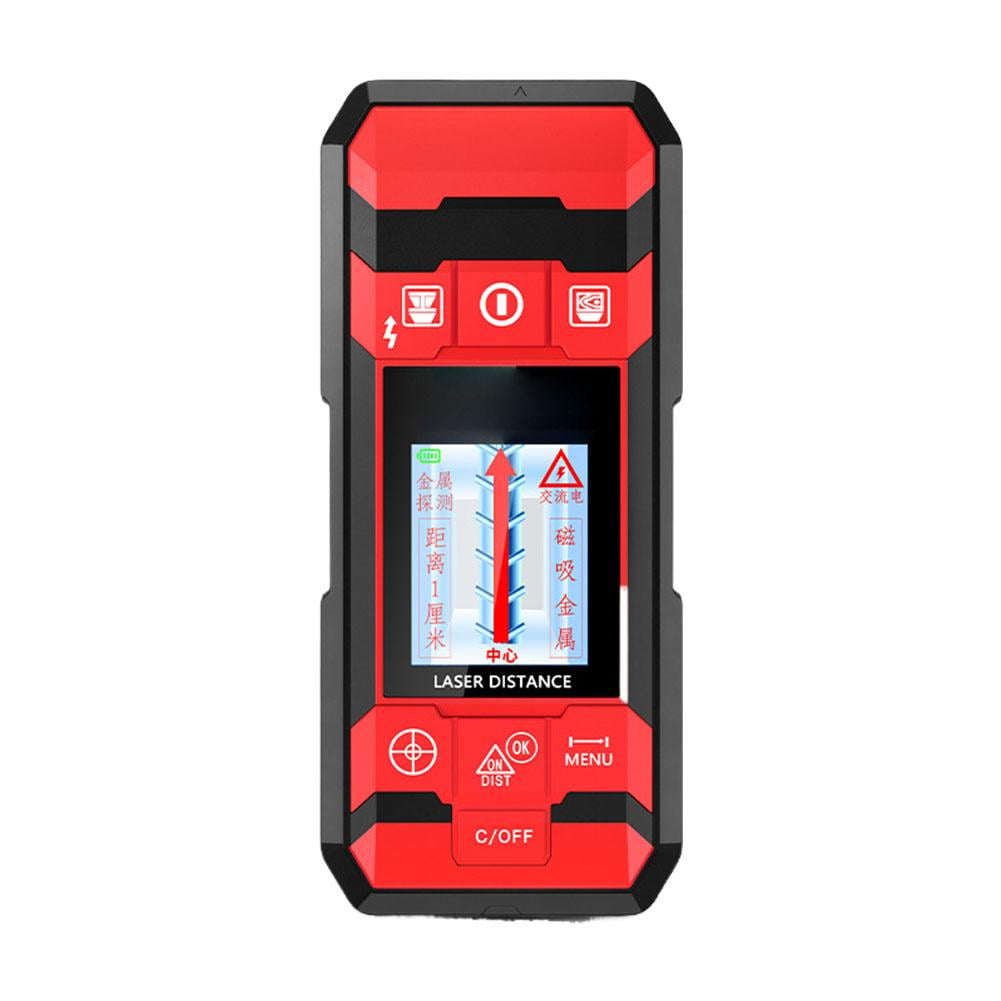 Multifunctional Wall Detector, Red, AC/Wire/Steel/Wood Inspection ...