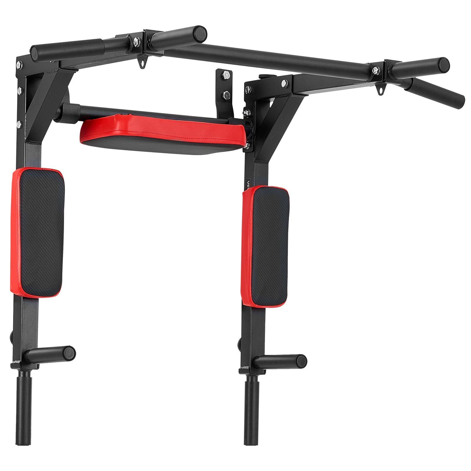 Multifunctional Wall-Mounted Pull Up Bar and Dip Station for Home Gym, Heavy-Duty Steel Upper ...