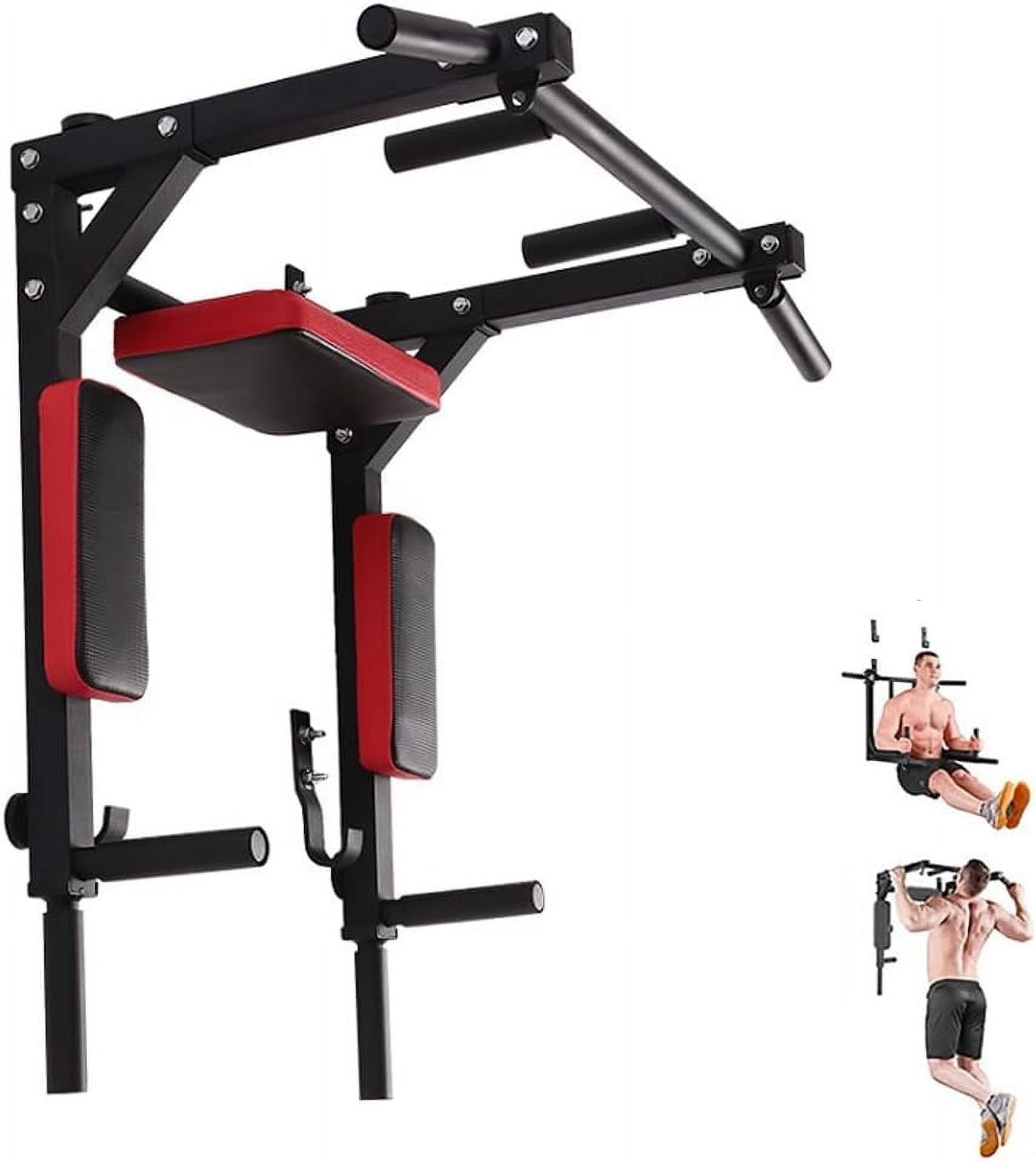 Multifunctional Wall-Mounted Pull-Up Bar,Dipping Station for Home ...