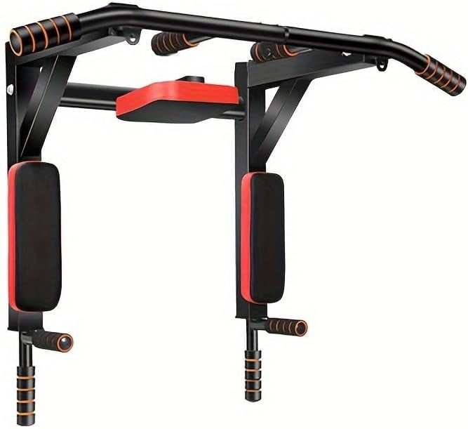 Multifunctional Wall-Mounted Pull-Up Bar – Heavy-Duty Indoor Horizontal ...