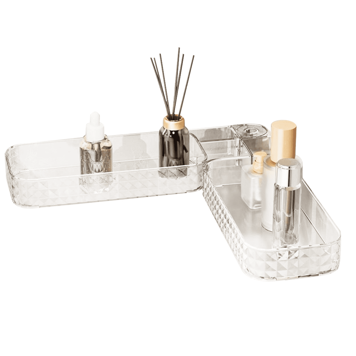 Multifunctional Wall-Mounted Rotating Storage Corner Shelf, 180 Degree ...
