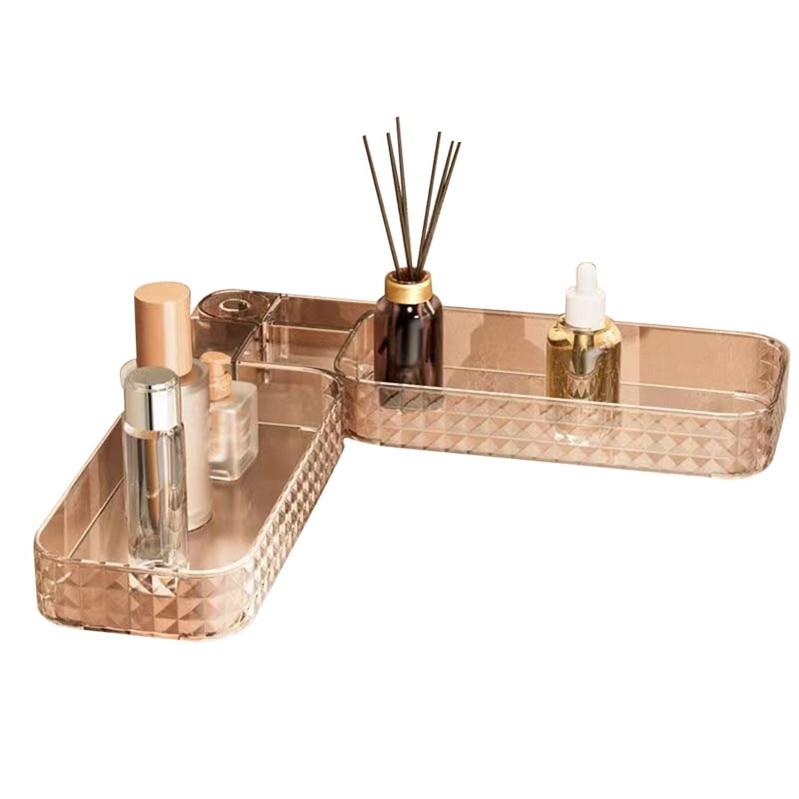 Multifunctional Wall-Mounted Rotating Storage Corner Shelf, 180 Degree ...