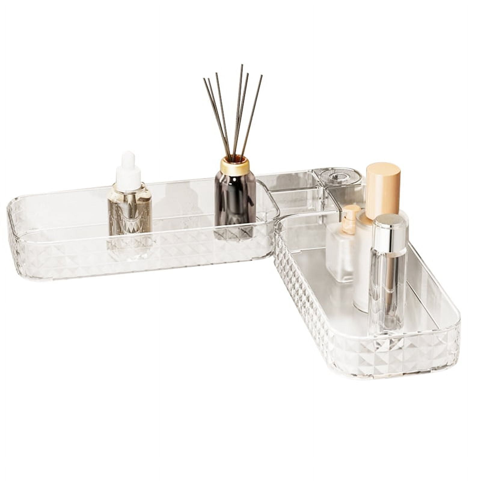 Multifunctional Wall-Mounted Rotating Storage Corner Shelf, 180 Degree ...