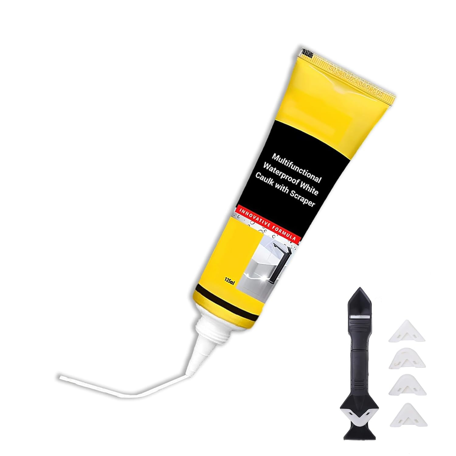 Multifunctional Waterproof White Caulk with Scraper - Silicone Grout ...
