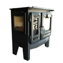 Indoor Multifunctional Wood Burning Stove with Box, Overtop Cooking ...