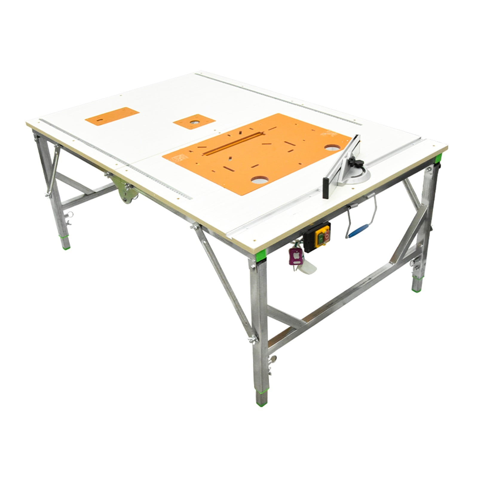 Multifunctional Woodworking Workbench Small Saw Table Portable Folding ...