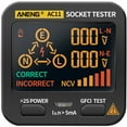 Multifunctional digital display socket tester electrician ground wire ...