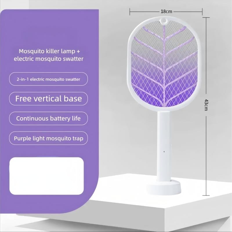 Multifunctional electric mosquito swatter, lightweight and foldable ...