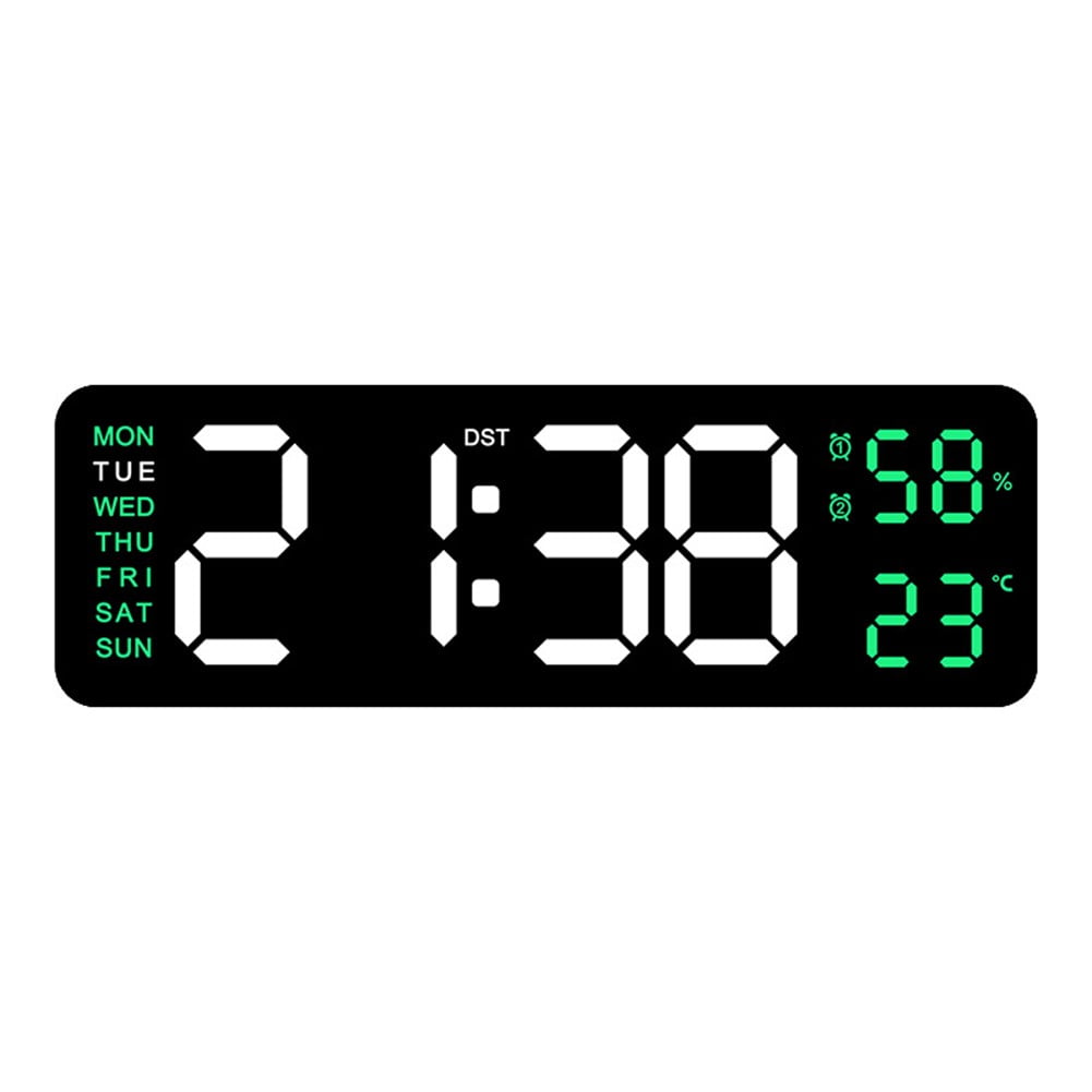 Multifunctional electronic clock that can be hung or stood as an alarm ...