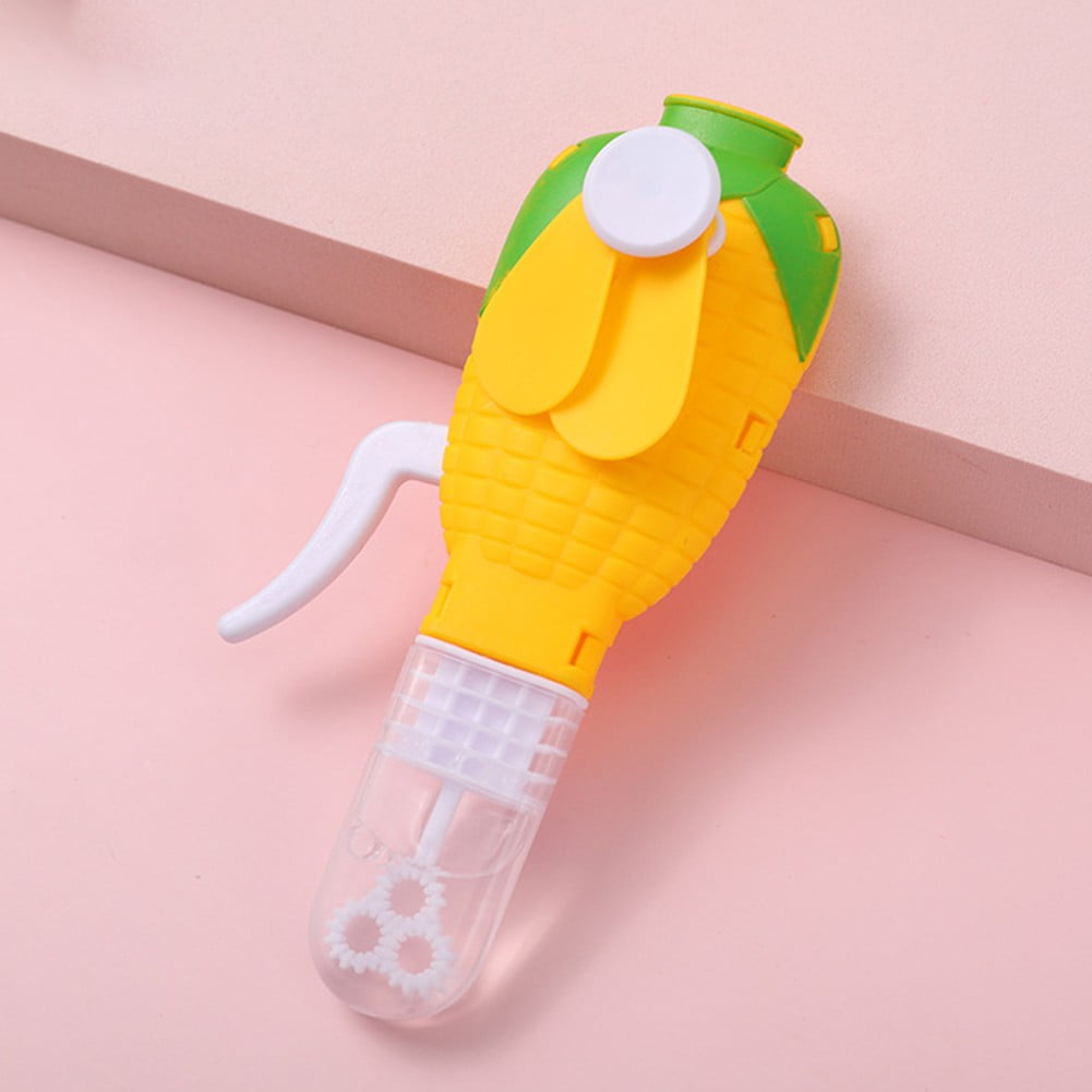 Multifunctional Hand Fan Bubble Fan Manual Fan Cartoon Fruit Shape Hand ...