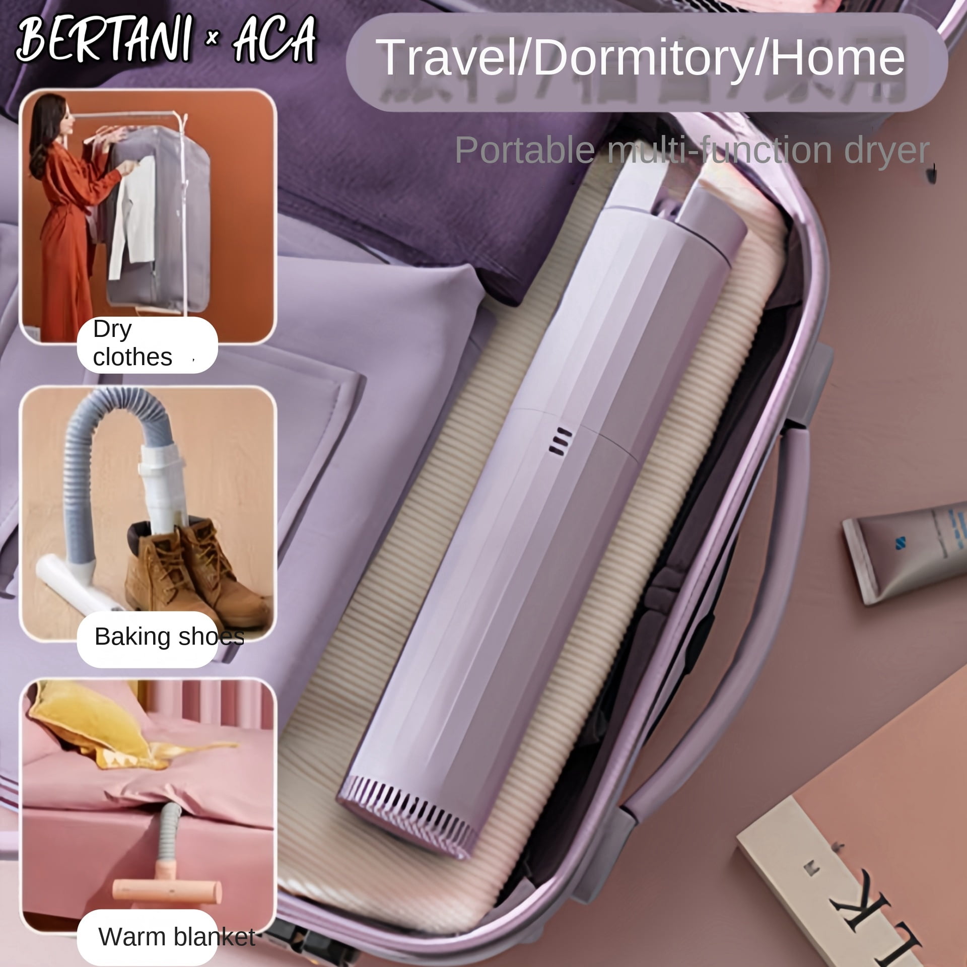 Multifunctional mini clothes dryer, small folding portable clothes ...