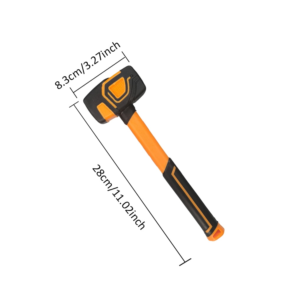 Multifunctional rubber hammer tile soft rubber percussion hammer square ...
