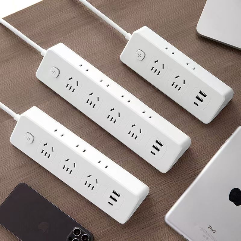 Multifunctional smart plug with USB night light, dormitory power strip ...