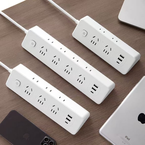 Multifunctional smart plug with USB night light, dormitory power strip ...