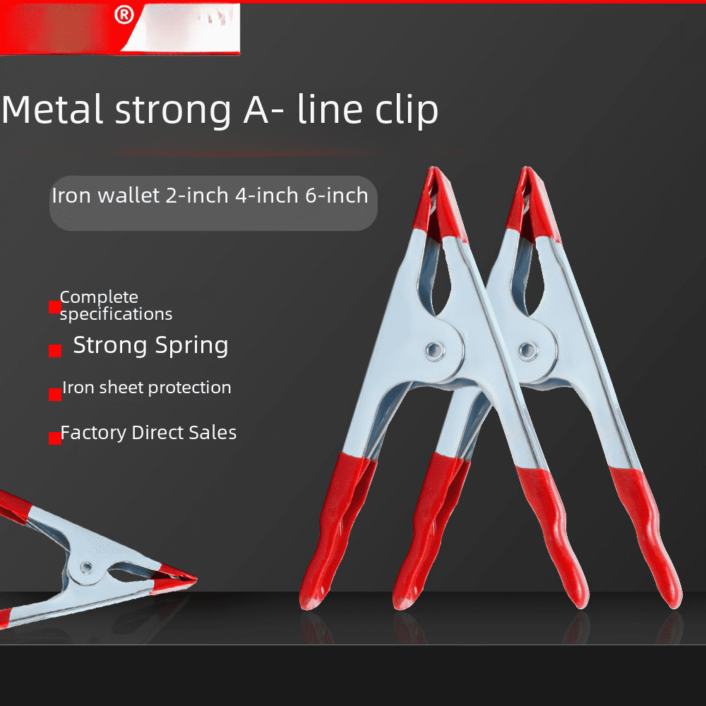 Multifunctional tent clip iron spring clip alligator clip 2 inch 4 inch ...
