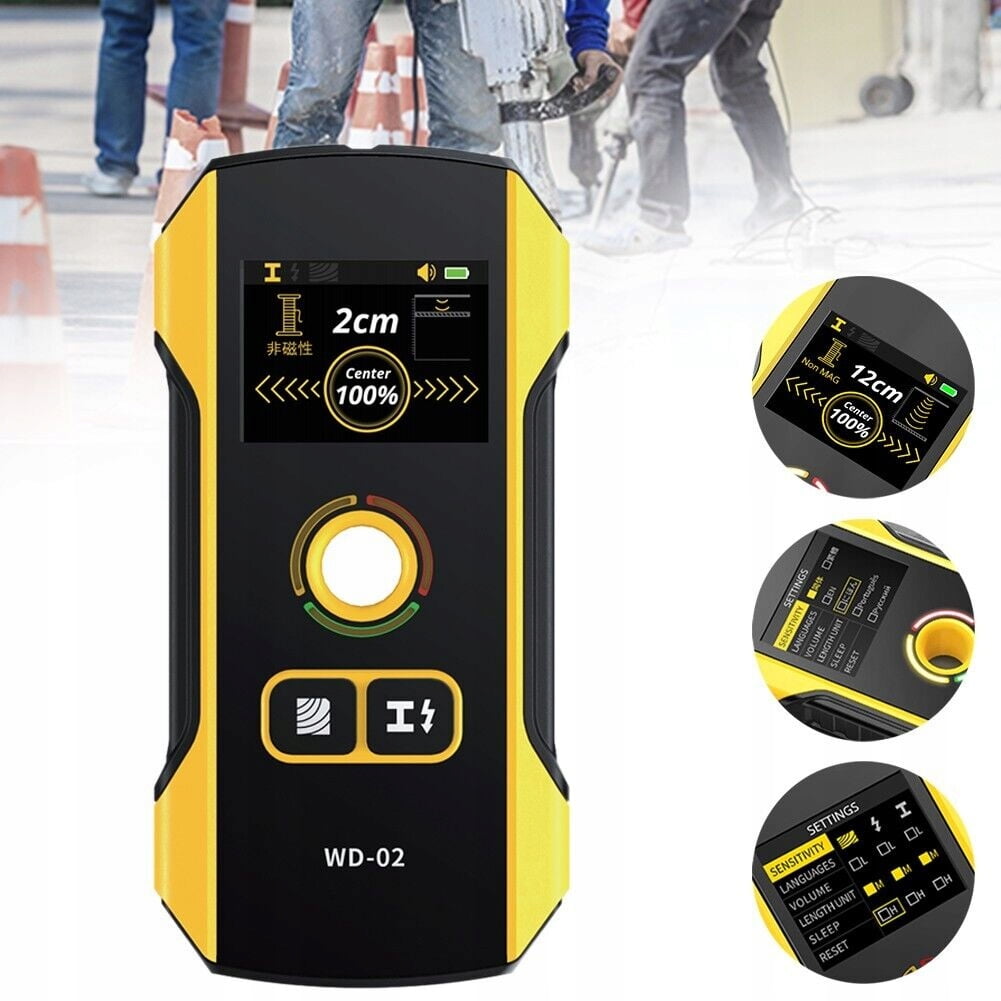 Multifunctional wall detector WD-02 wire metal steel bar detector high ...