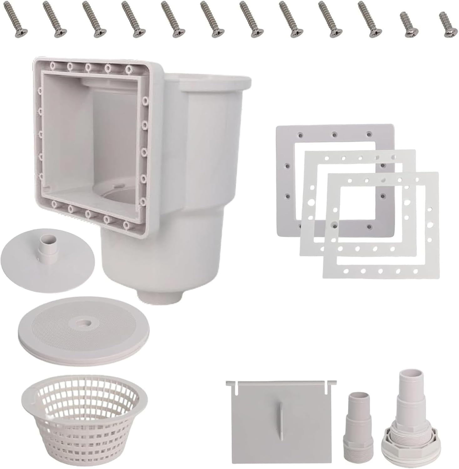 Multifuntional Ground Pool Skimmer Set Wall Skimmer With Accessories ...