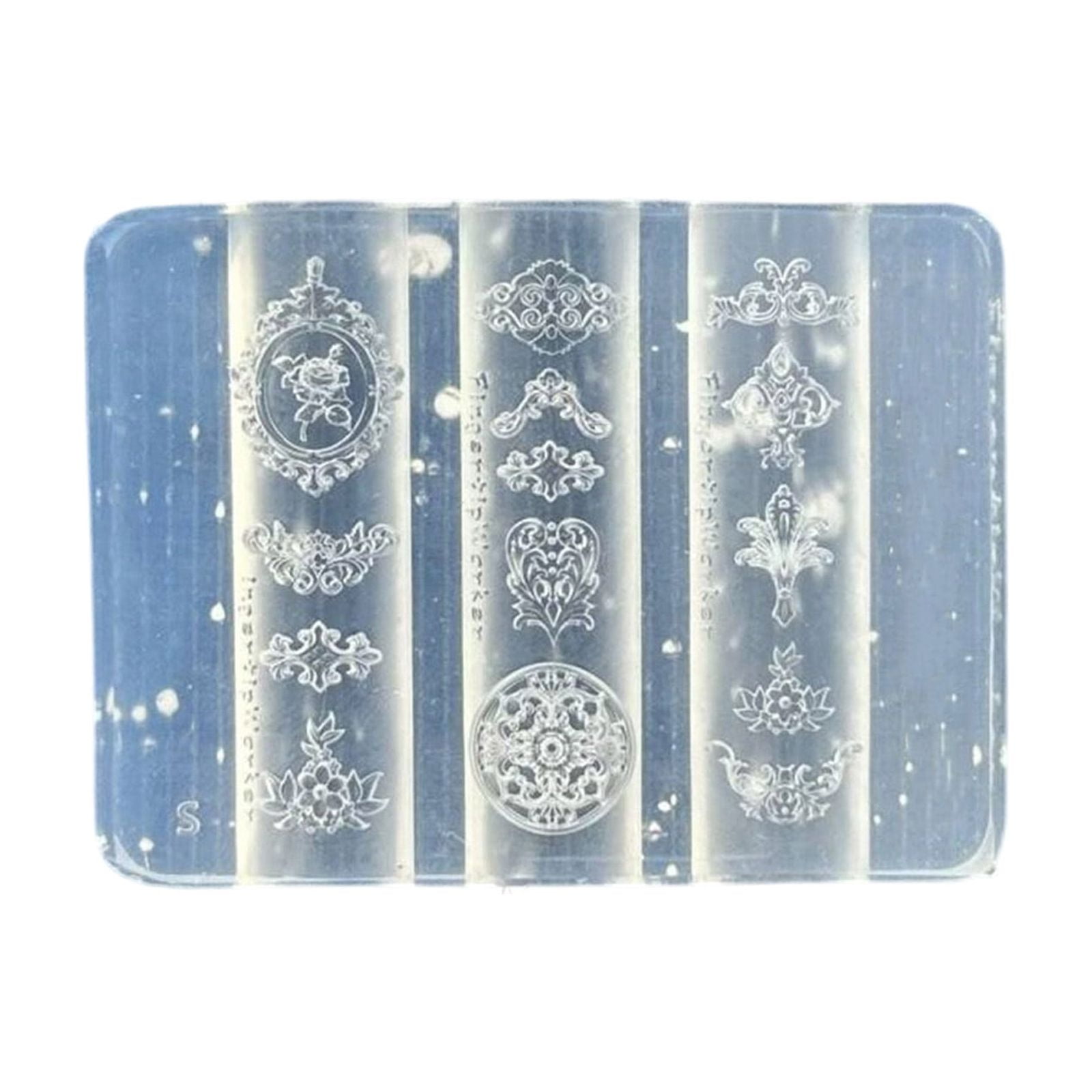 Multifuntional Nails Embossing Tool Silicone Mold with Intricate Chain ...