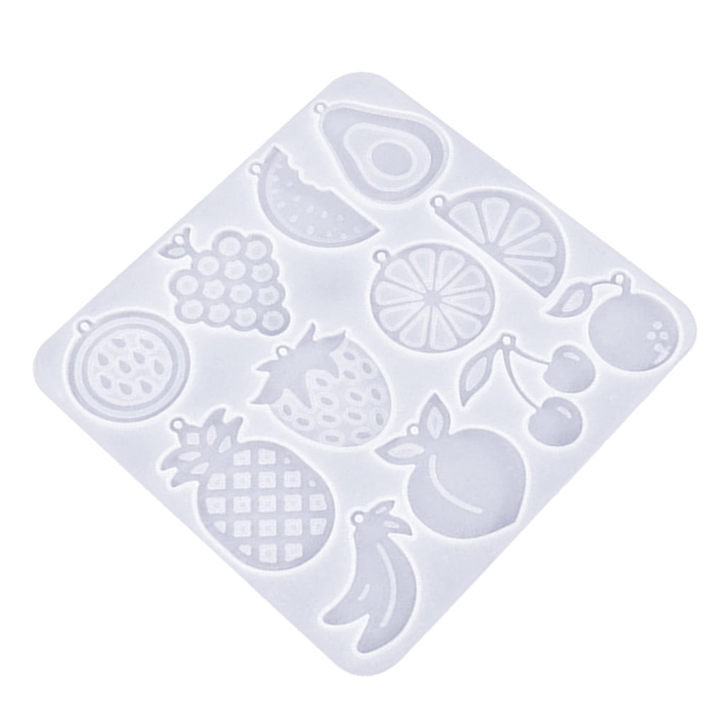 Multifuntional Silicone Craft Molds Fruit/Vegetable Theme Earrings ...