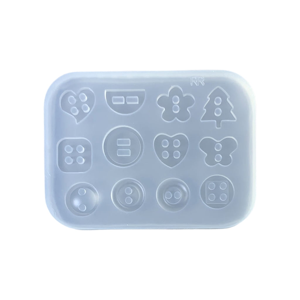 Multifuntional Silicone Fondant Molds Button Series Small Accessories ...