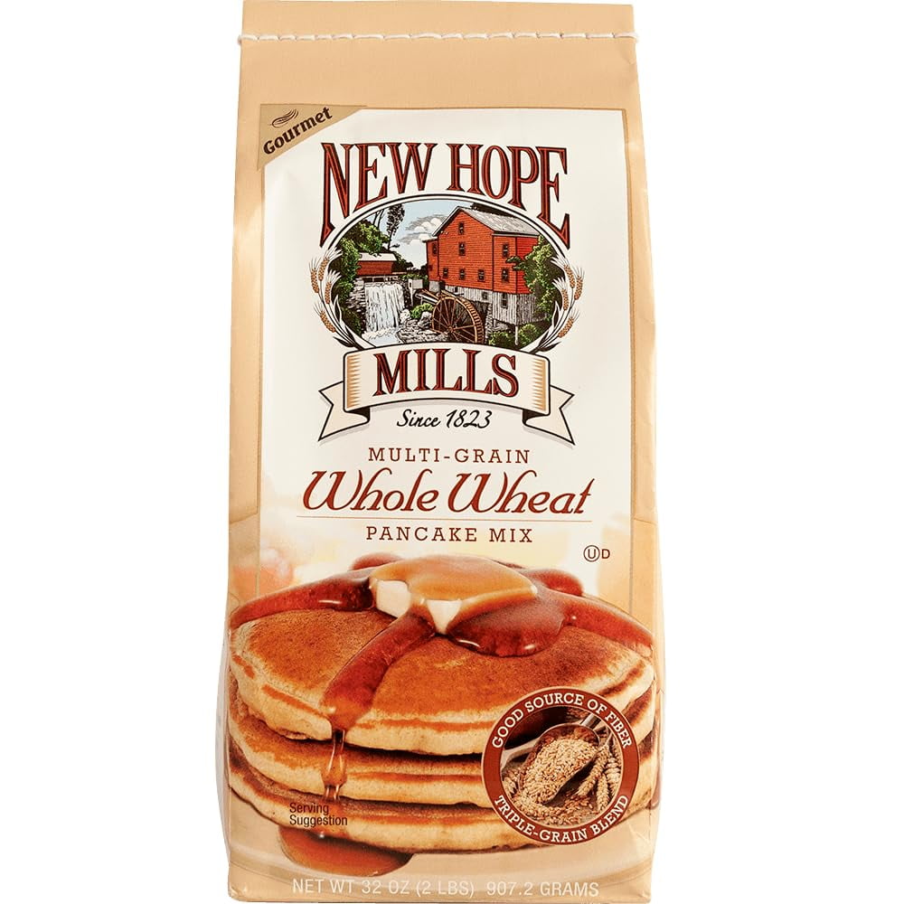 Multigrain Whole Wheat Pancake GGA1 Mix by New Hope Mills - Sugar-Free ...