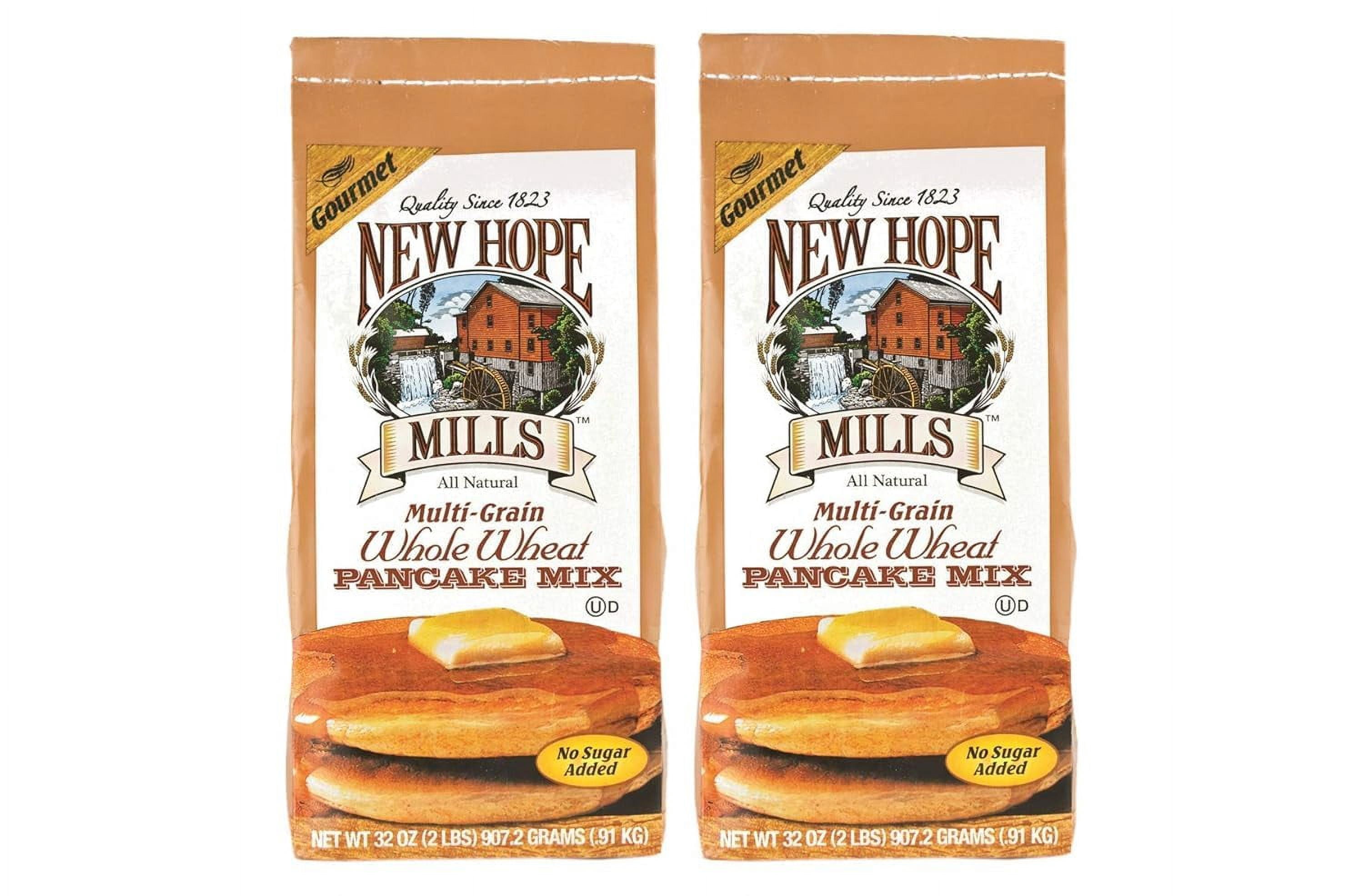 Multigrain Whole Wheat Pancake SSF20 Mix by New Hope Mills - Sugar-Free ...