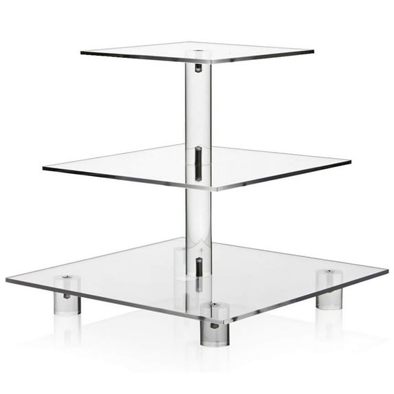 Multilayer Display Shelf Acrylic Rack Dessert Display Stand for Figures ...