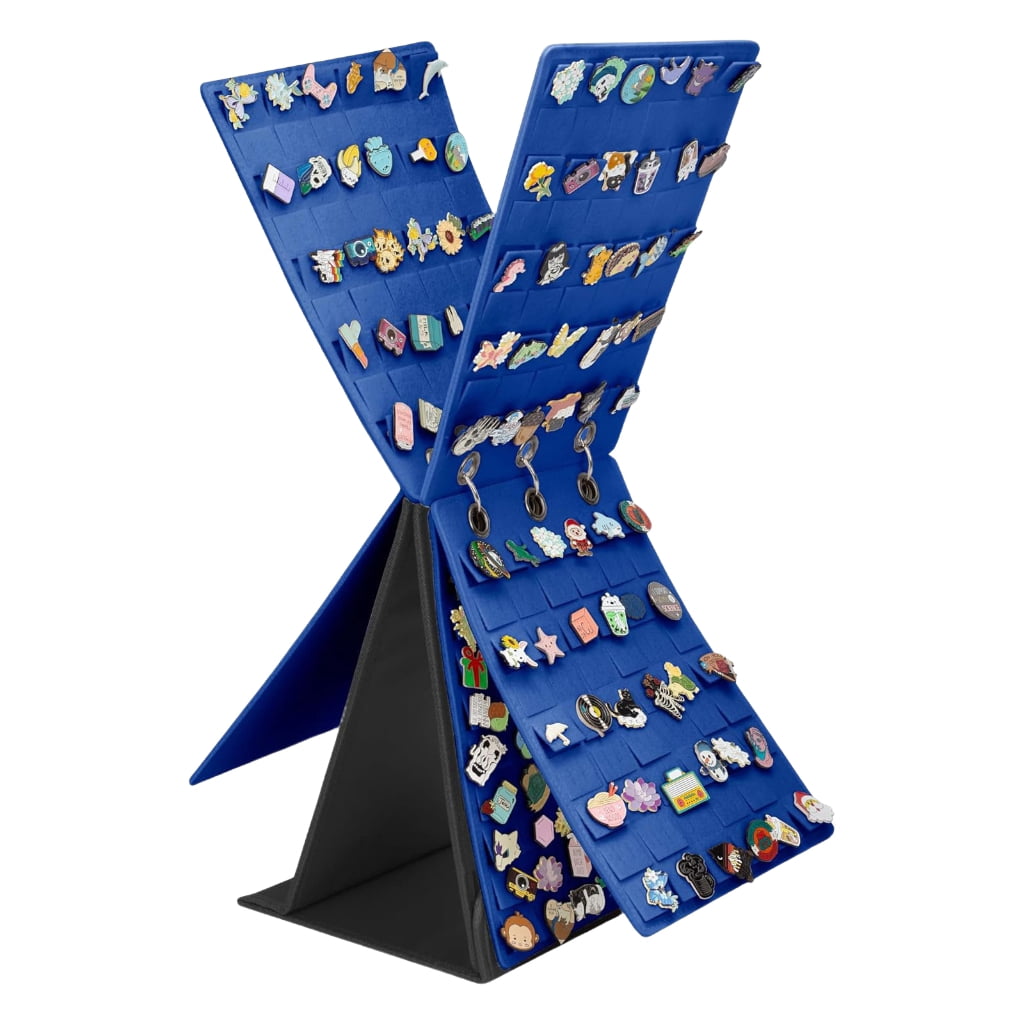 Multilayer Felt Pin Display Stand for Collectibles with Book Pattern ...