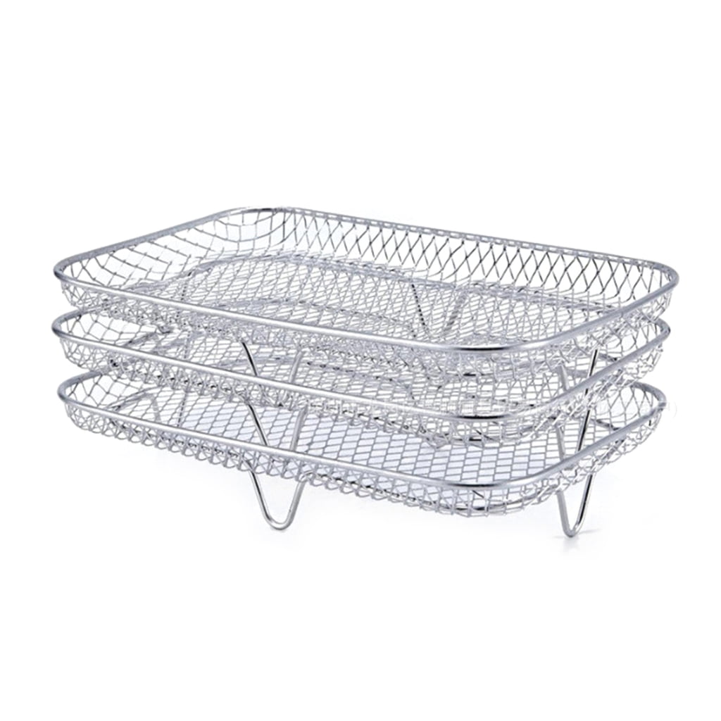 Multilayer Grill Stands Air Fryers Stackable Rack Stainless Steel ...