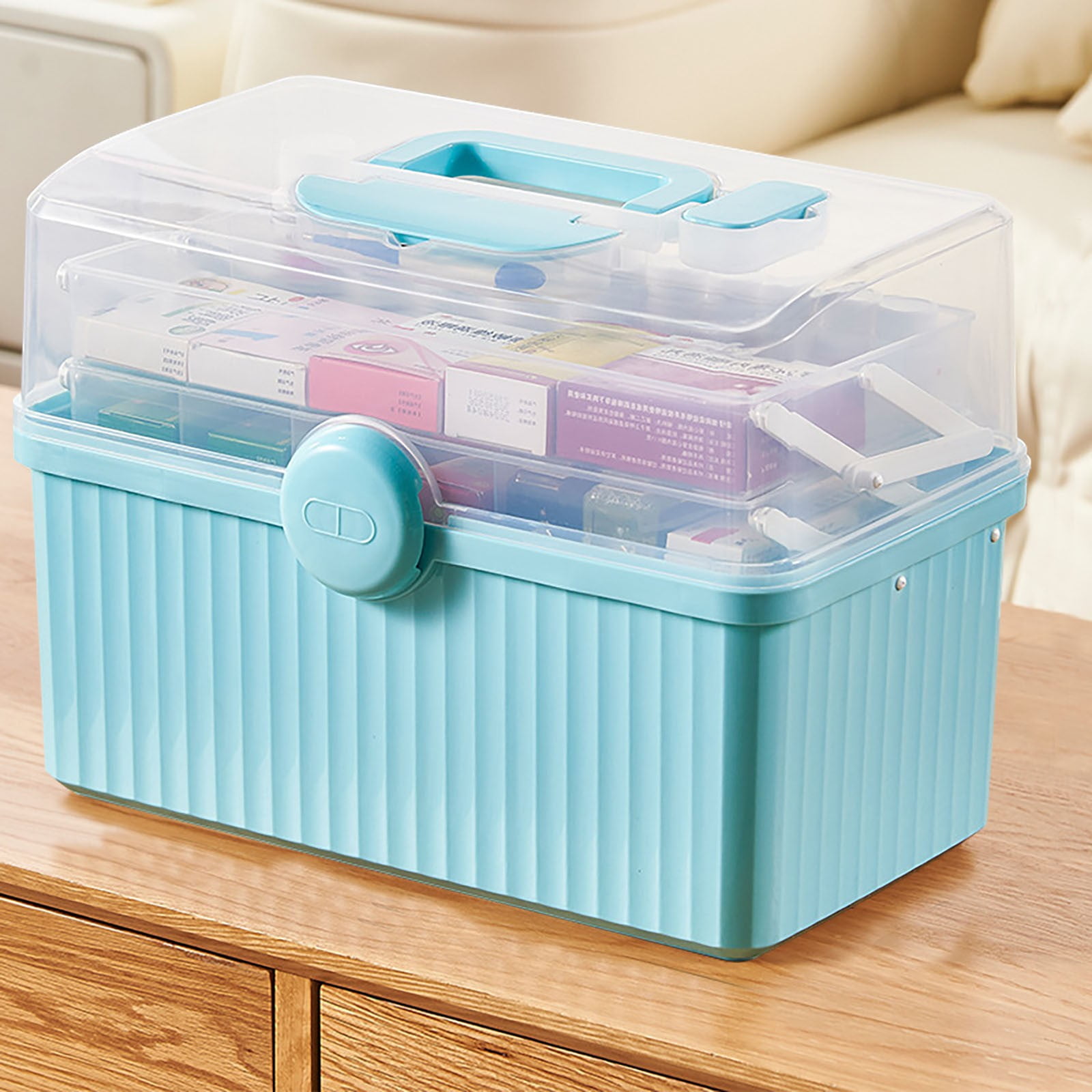 Multilayer Storage Box Home Organizer With Clear Classification No Odor ...