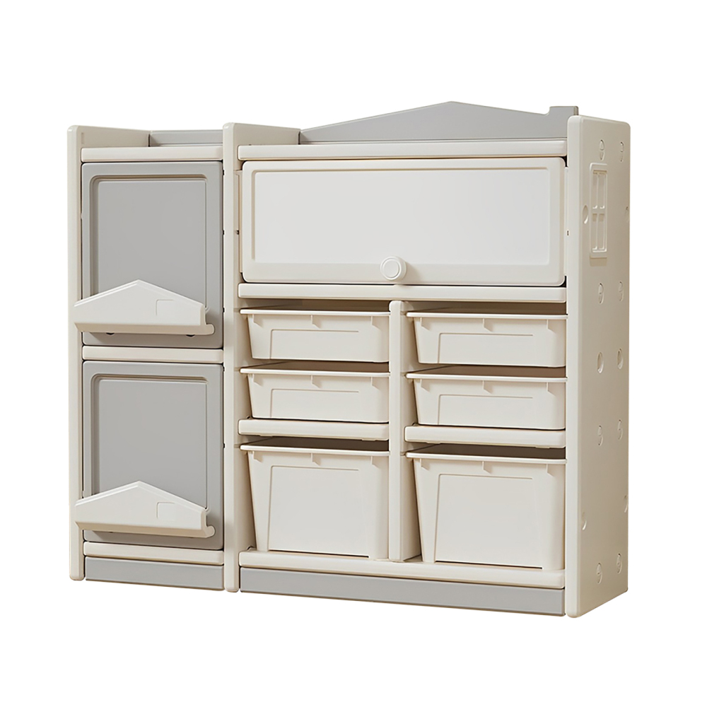 Multilayer Storage Cabinet Children Floor Storage Shelf Building Blocks ...