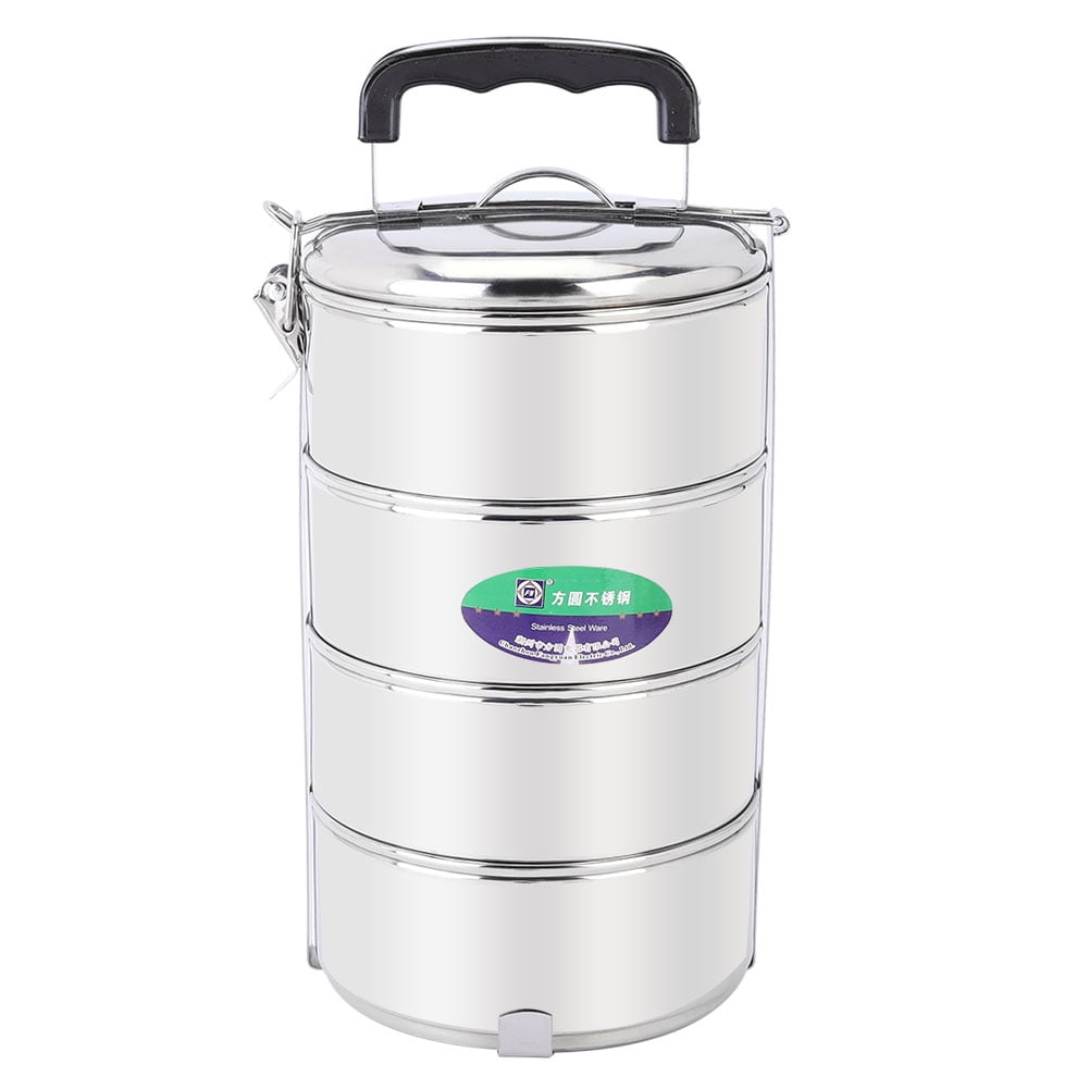 Multilayer Thick Stainless Steel Lunch Box Food Container for Home ...