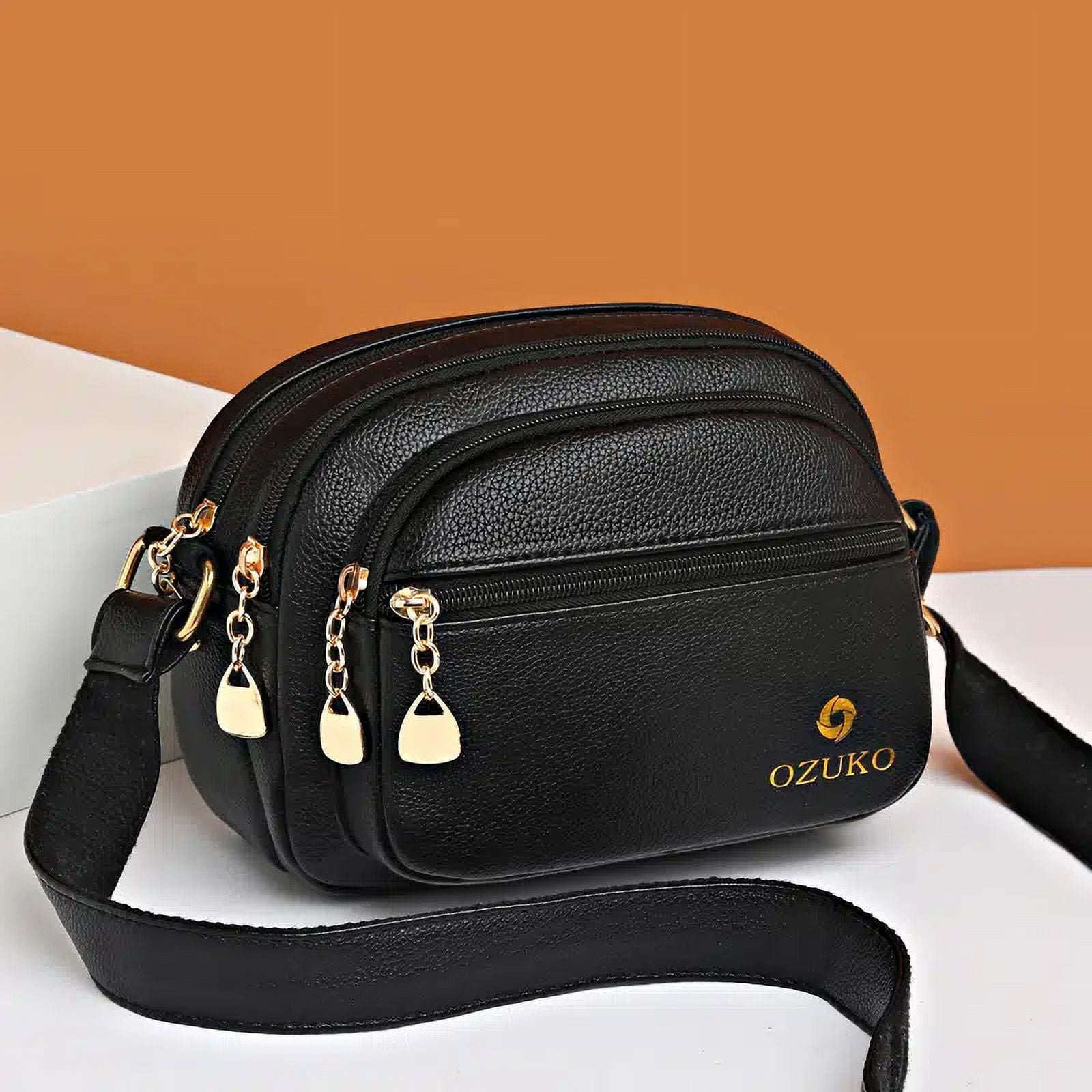 Multilayer Zipper Mummy Bag, Middle-aged And Elderly Large Capacity Bag ...