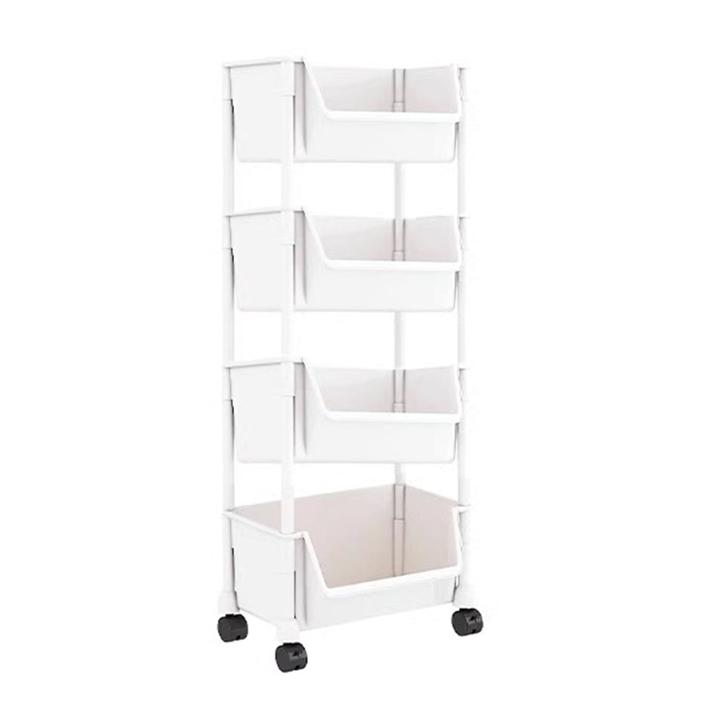 Multilayered Slimline Mobile Shelving Unit Unique Slimline Storage ...