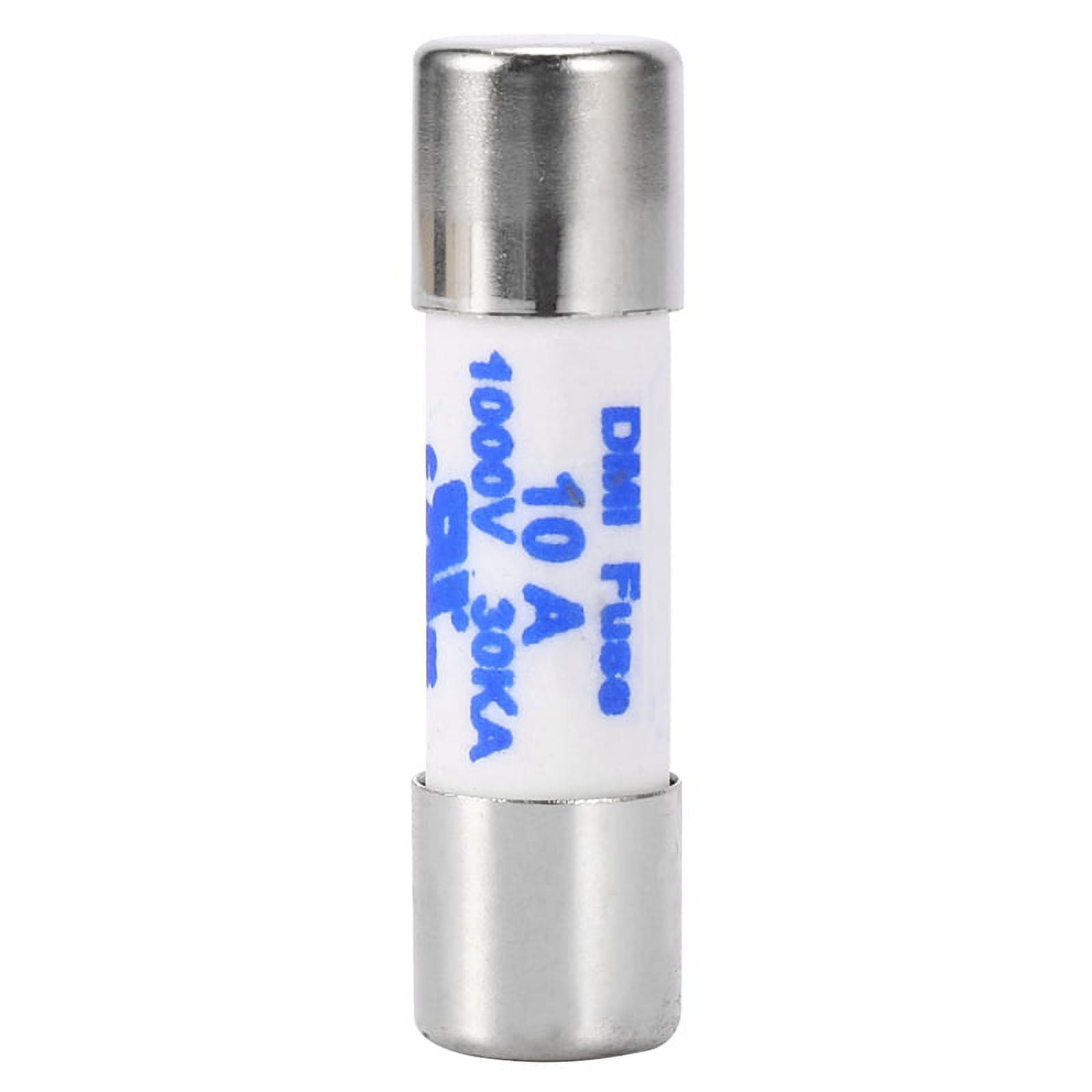 Multimeter 10 x 38mm 1000V 10A Cylinder Ceramic Fuse White - Walmart.com