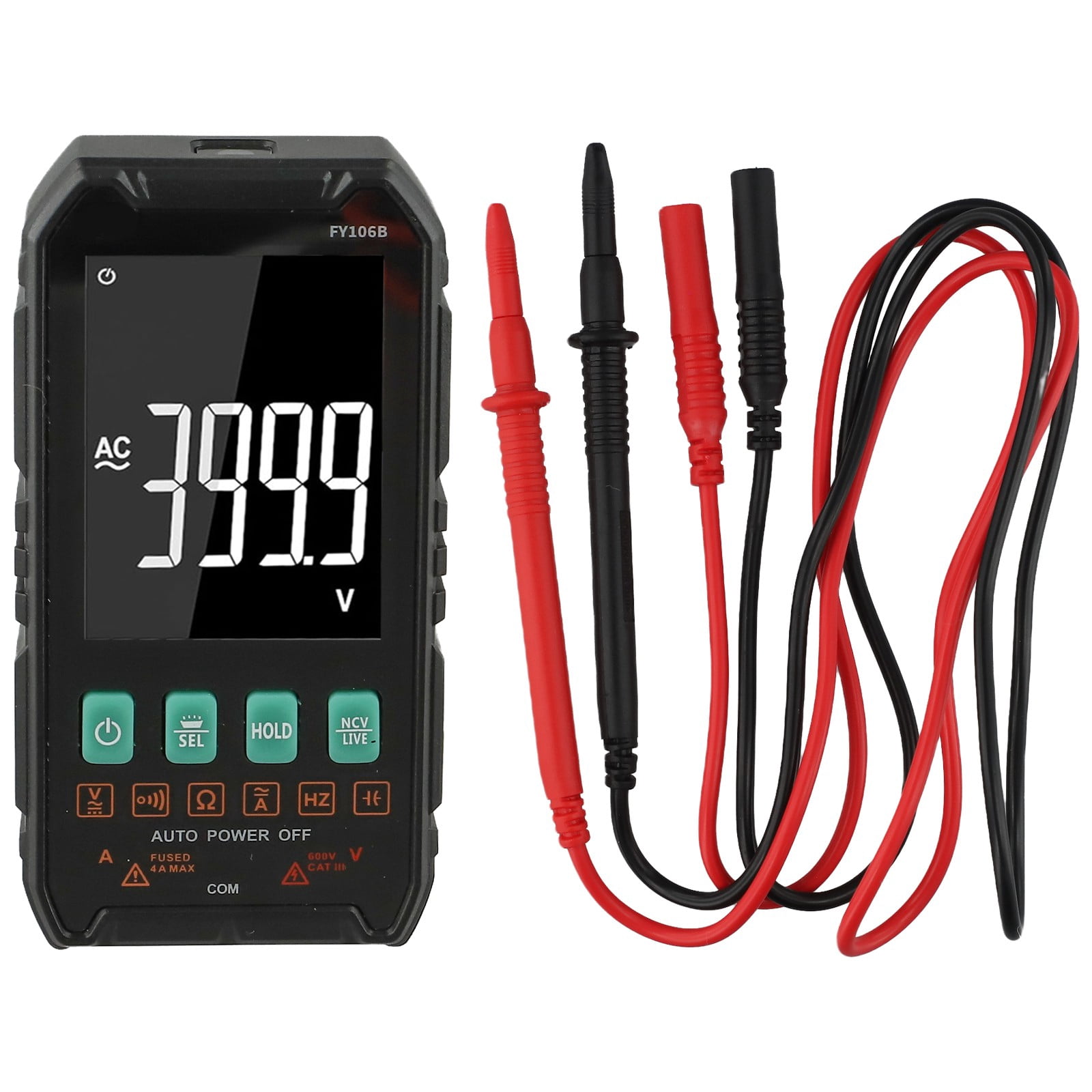 Multimeter Digital,Intelligent Electrical Tester,AutoRanging,Overload ...