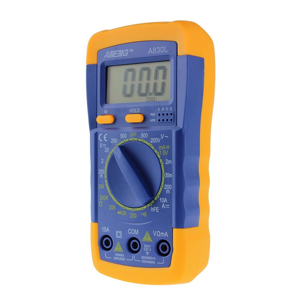 Multimeter Digital Polarity Display Circuit Tester Portable Handheld ...