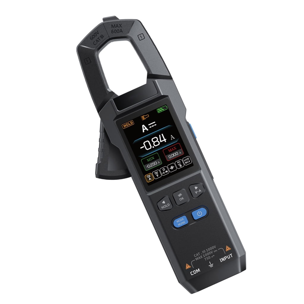 Multimeter Measuring Frequency with Brightness Adjustment Current ...