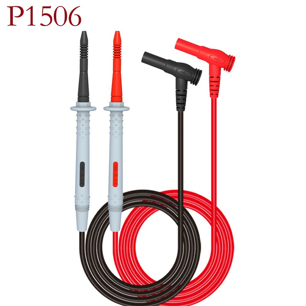 Multimeter Test Lead Kit with Push On Alligator Clip Stackable Banana ...