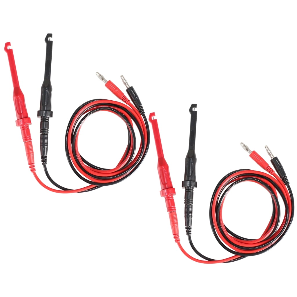 Multimeter Test Leads Set Puncture Probes 4mm Banana Plug Automotive ...