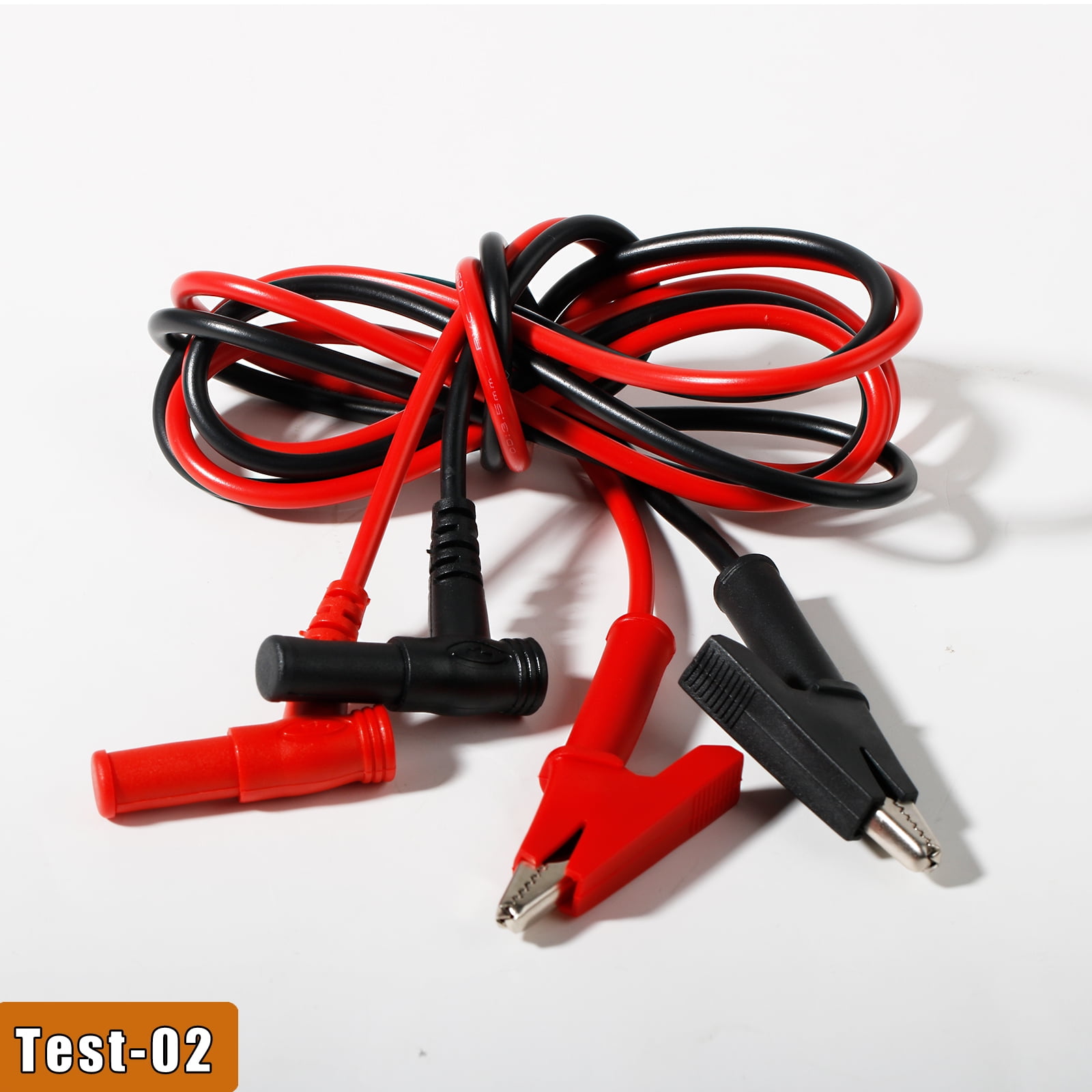 Multimeter Test Leads, Universal Cable with Alligator Banana Plug and ...