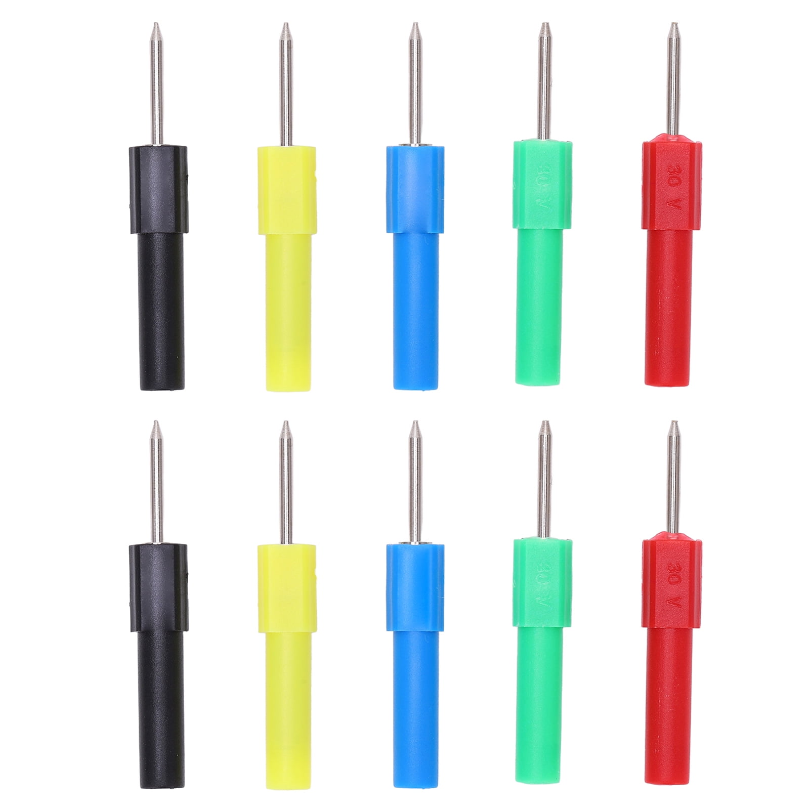 Multimeter Testing Probes Set J.20013 - 4mm Safety Sockets, 5 Colors ...
