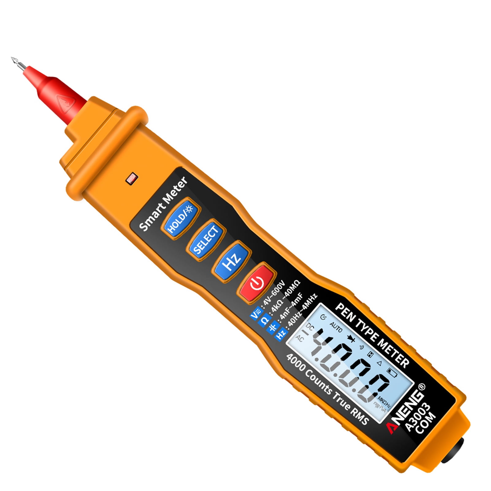 Multimeters,4000 Lcd Tester Handheld 4000 Lcd Ncv Voltmeter Ohmmeter ...