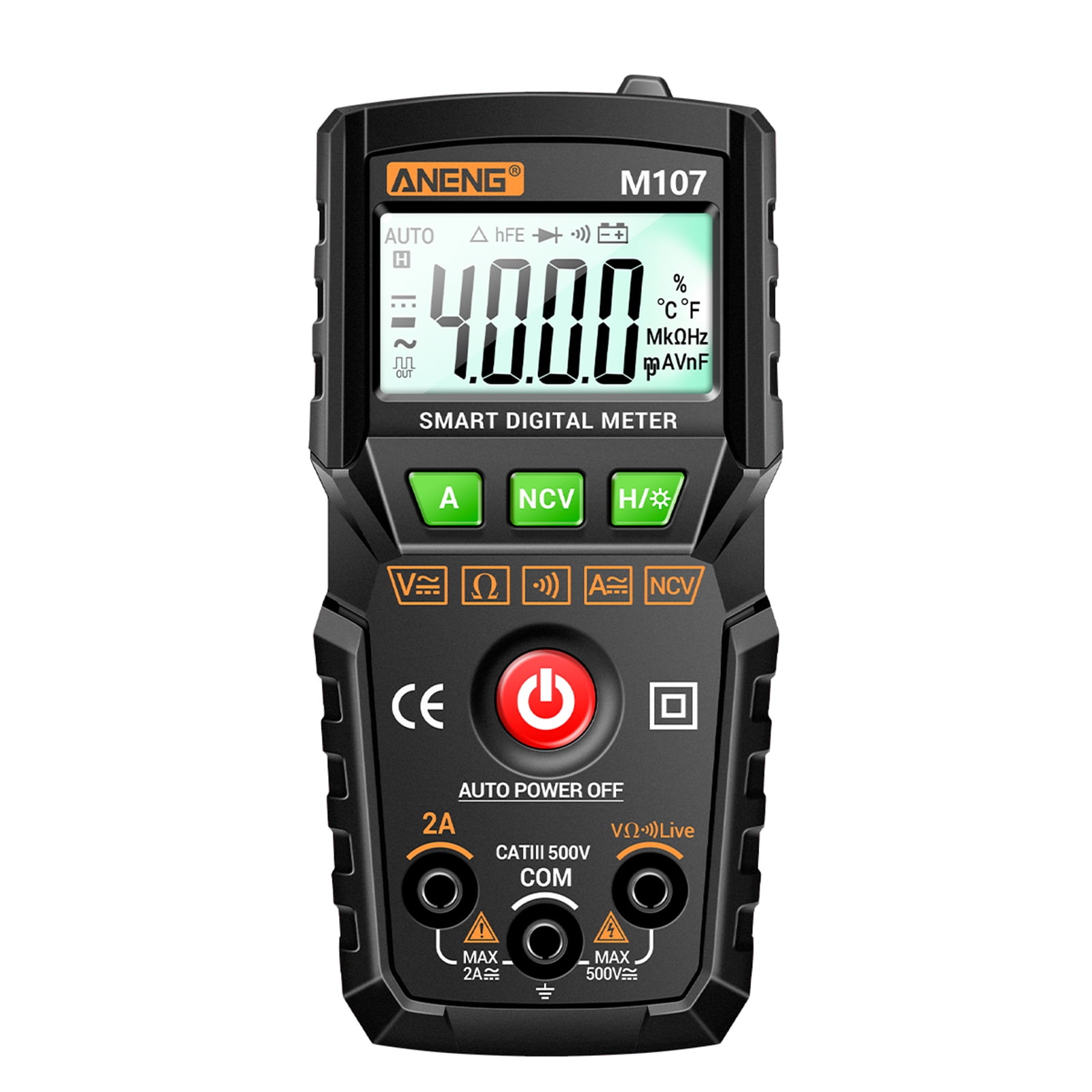 Multimeters,Handheld Tester Voltmeter Meter Handheld Tester 4000 Ncv ...