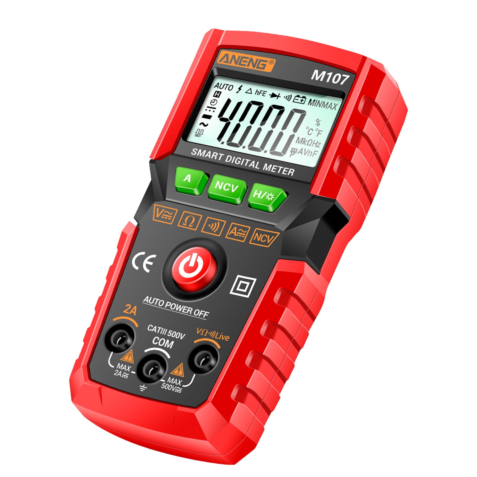 Multimeters,Meter Handheld Tester With T Resistance 4000 Ncv Universal ...
