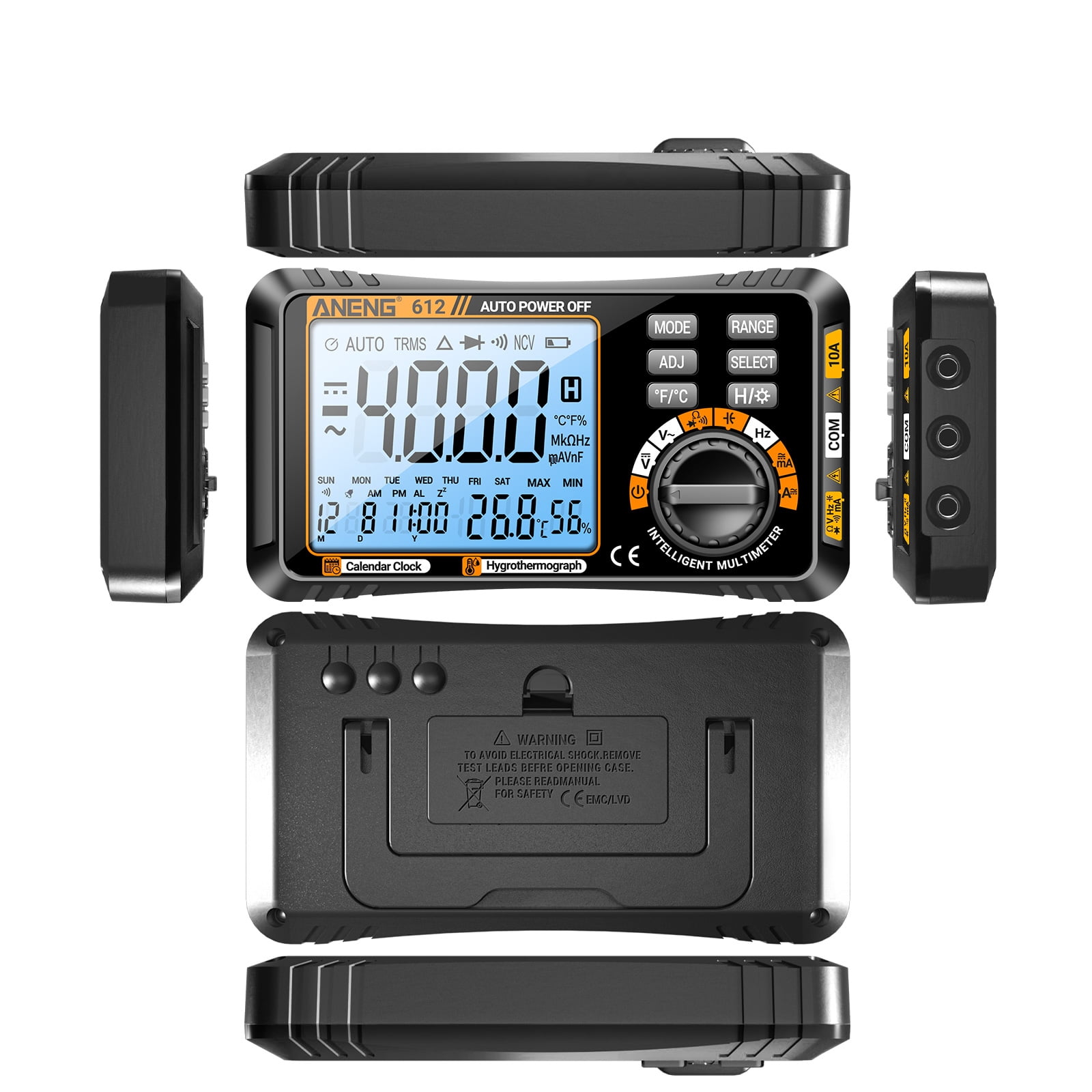 Multimeters,Perpetual Calendar Professional Test Temperature And ...