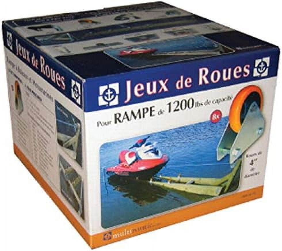 Multinautic Orange Galvanized Steel Wheel Kit - Walmart.com