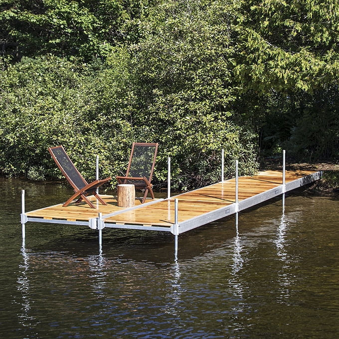 Multinautic QP-400, 4' x 8' Aluminum Stationary Dock Structure Kit ...