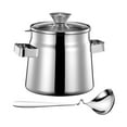 Multiofunctional Stainless Steel Oil Storage Pot Bacon Grease Jar For ...