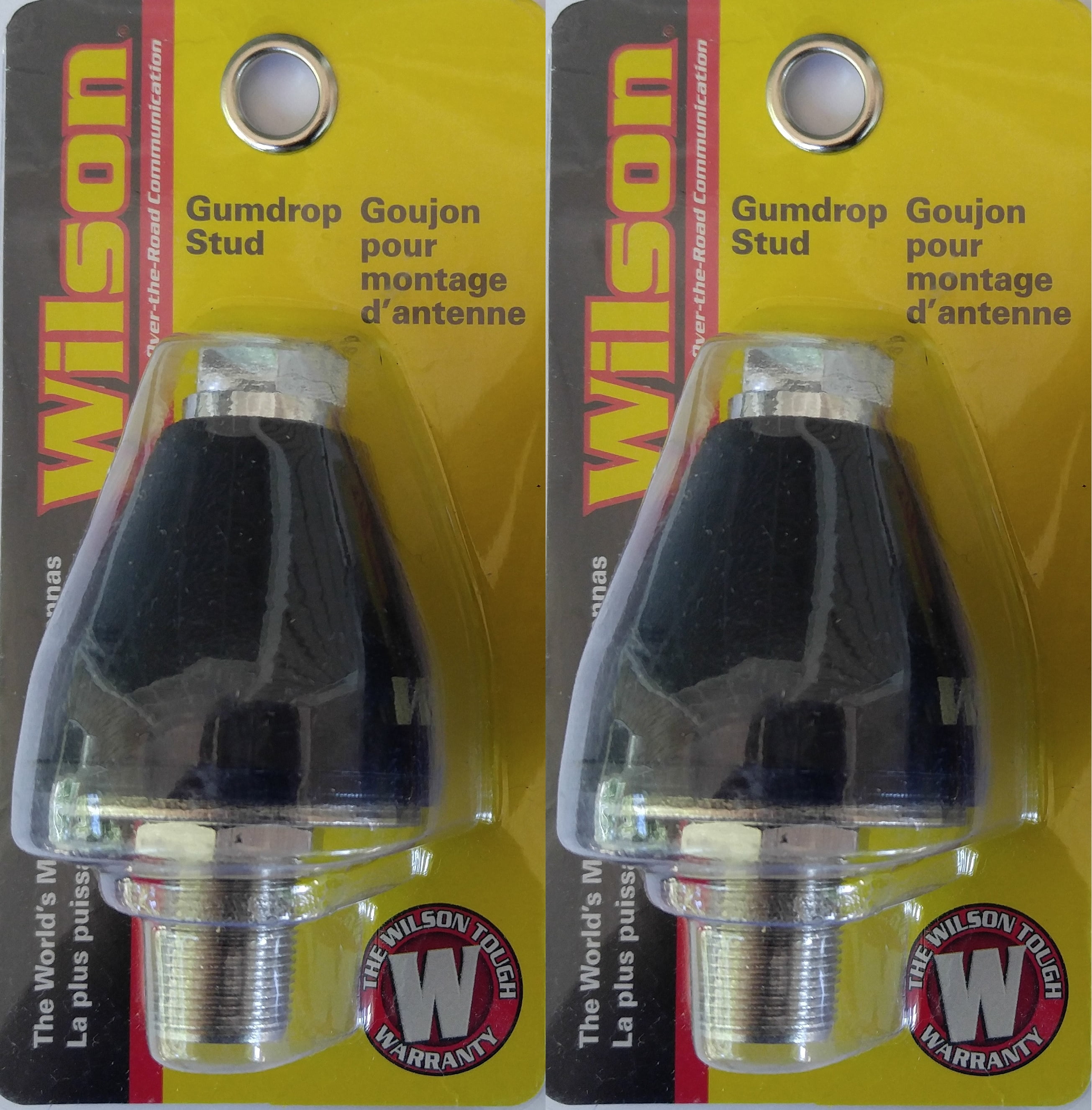 Multipack of 2 Wilson 305-600 Black CB Radio Antenna Heavy Duty Gumdrop Beehive Studs - Walmart.com